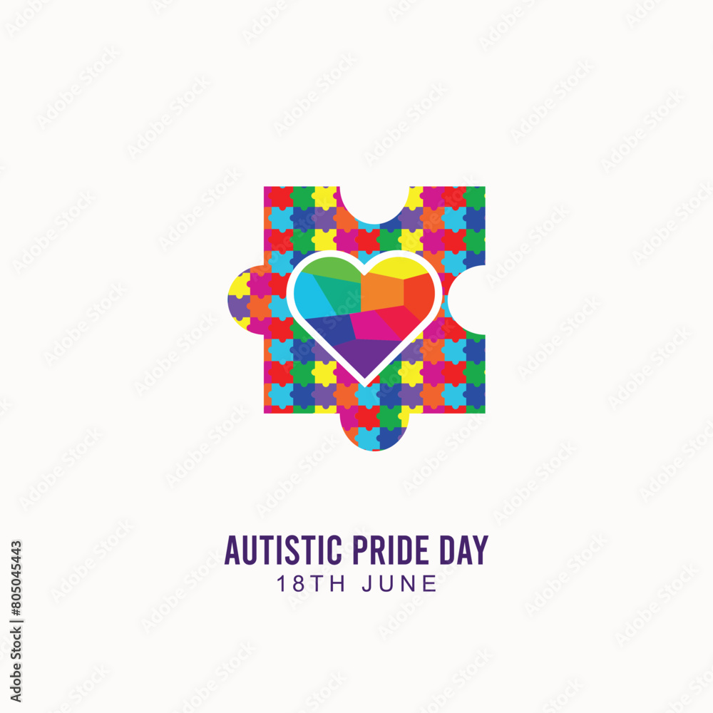 Autistic Pride Day, Post, Autistic Pride Day Poster, Autistic Pride. Vector. background ...