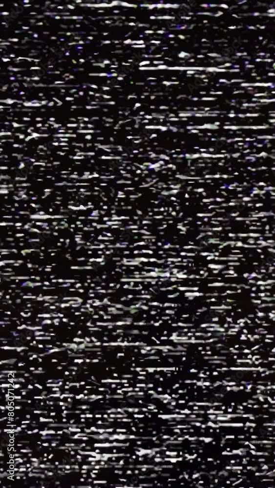 Real analog static noise texture. Monochrome, black and white offset ...