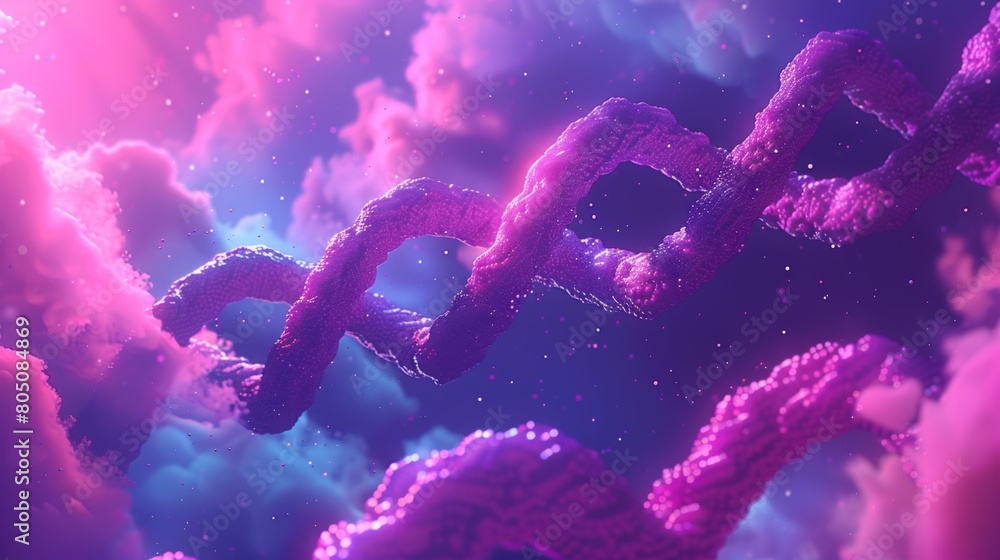 Illustrate a data visualization of the human genome, using interactive ...