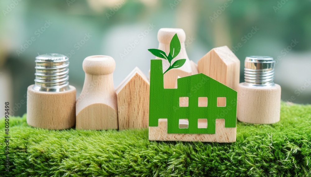 Green industry eco power for sustainable energy saving environmental friendly low carbon ...