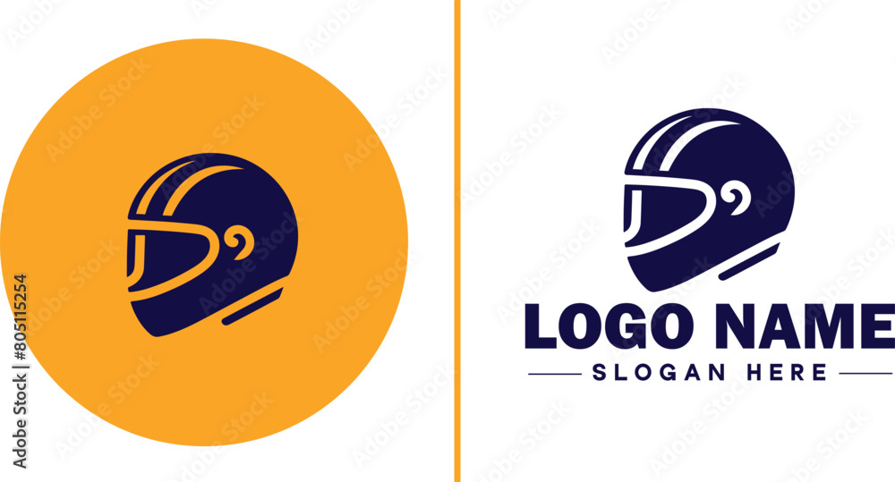 helmet icon Rider speed protection safety protect flat helmet logo sign ...