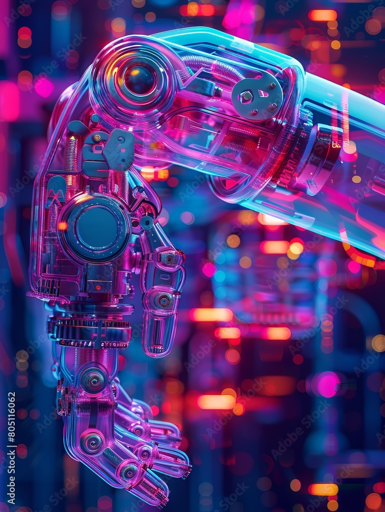 The future is here. Introducing the new AI-powered robotic arm ...