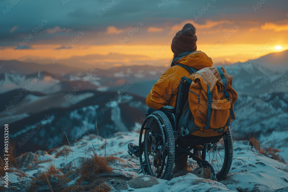 A traveler documenting their adventures as a wheelchair user, breaking ...