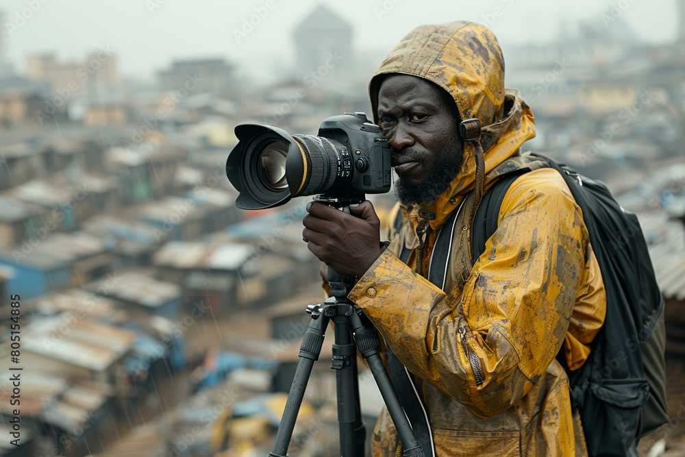A journalist documenting the struggles of marginalized communities ...