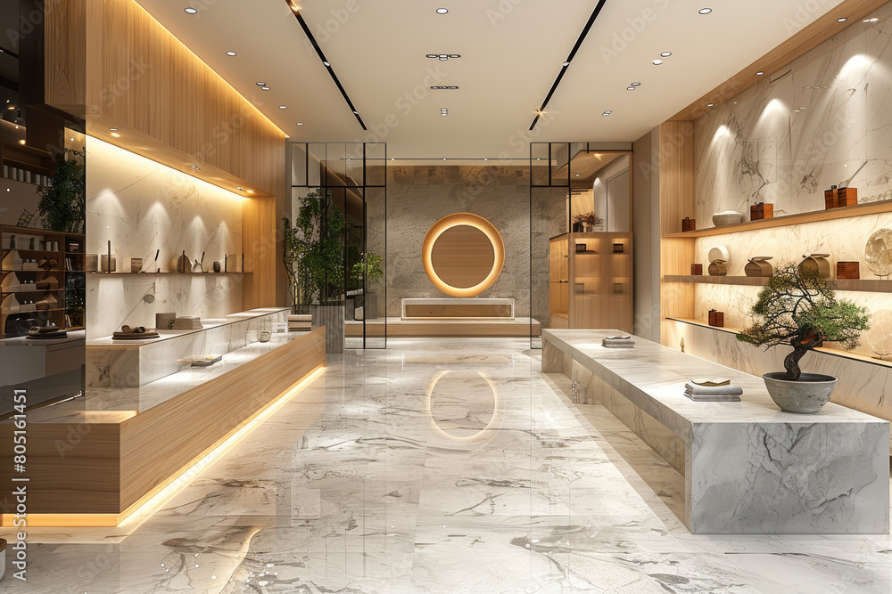 A 3D virtual showroom allowing customers to explore products from all ...