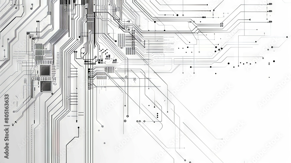 This image depicts a minimalist and abstract representation of ...