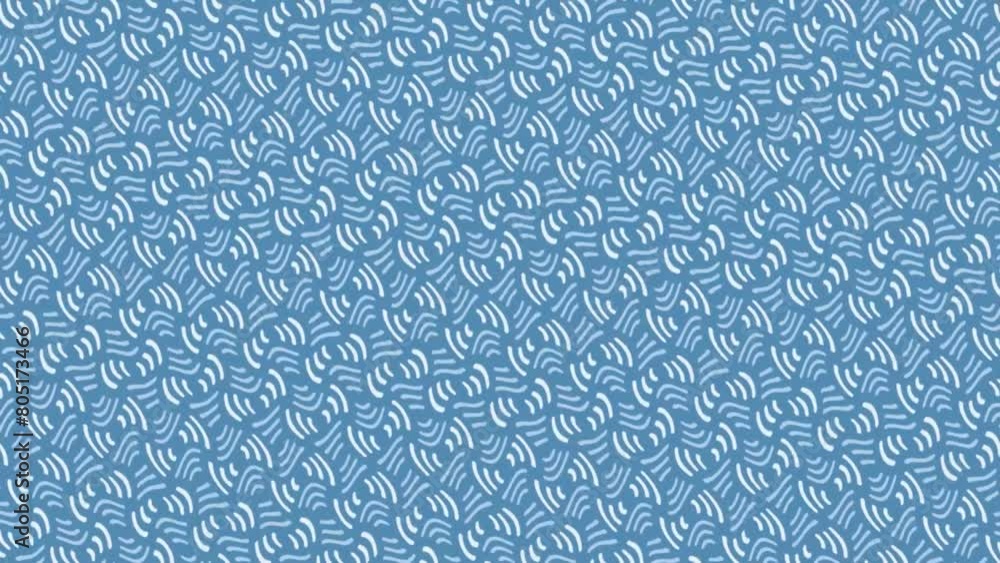 repeating pattern of interlocking curved shapes resembling stylized ...