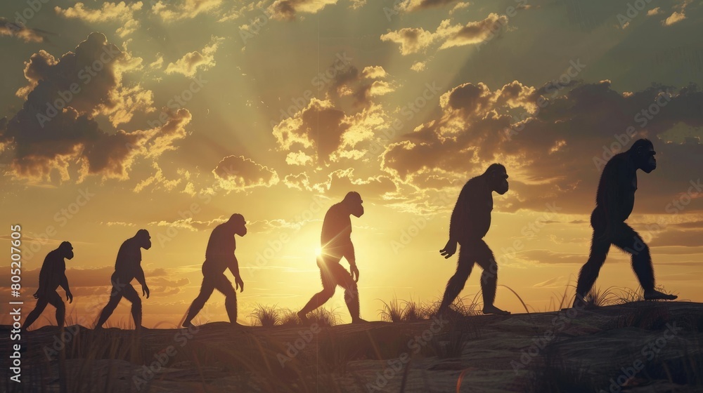 Human evolution. A study of the sequence of biological evolution of ...