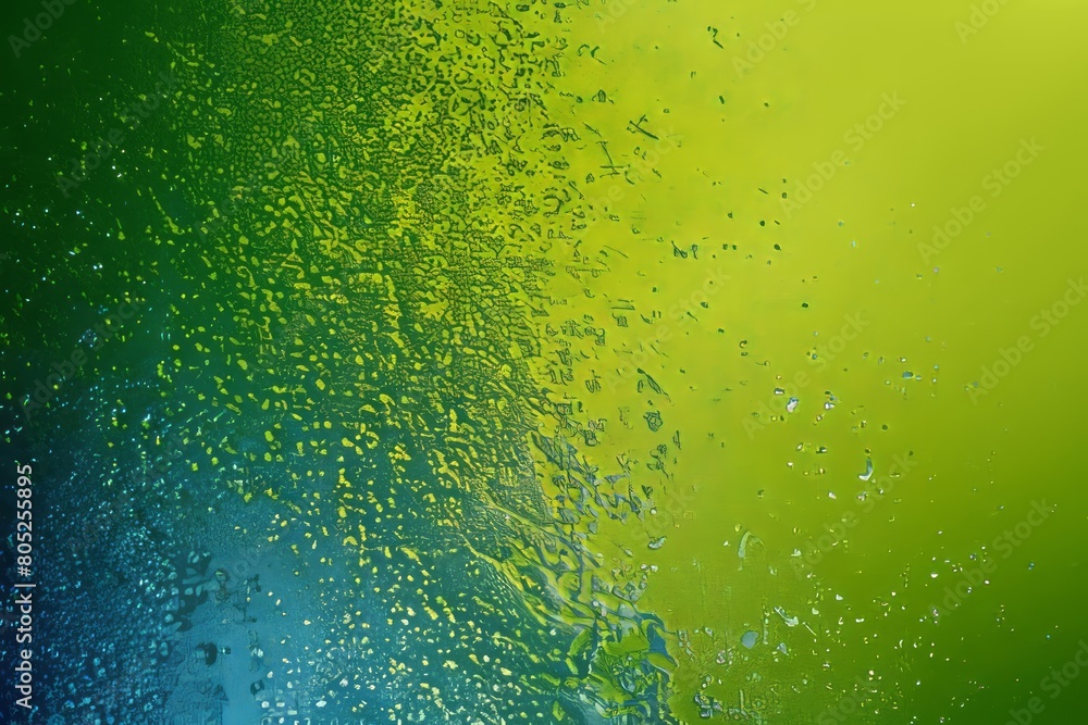 Lime green blue grainy color gradient background glowing noise texture ...