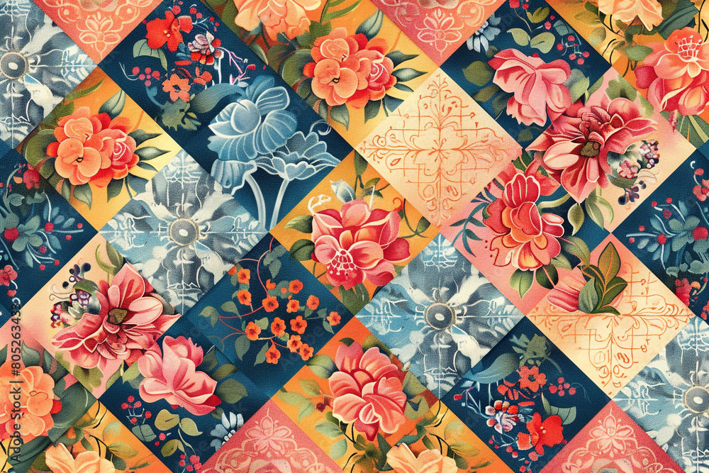 Quilt Block Embroidery, Embroidery designs for quilting projects, 2D ...