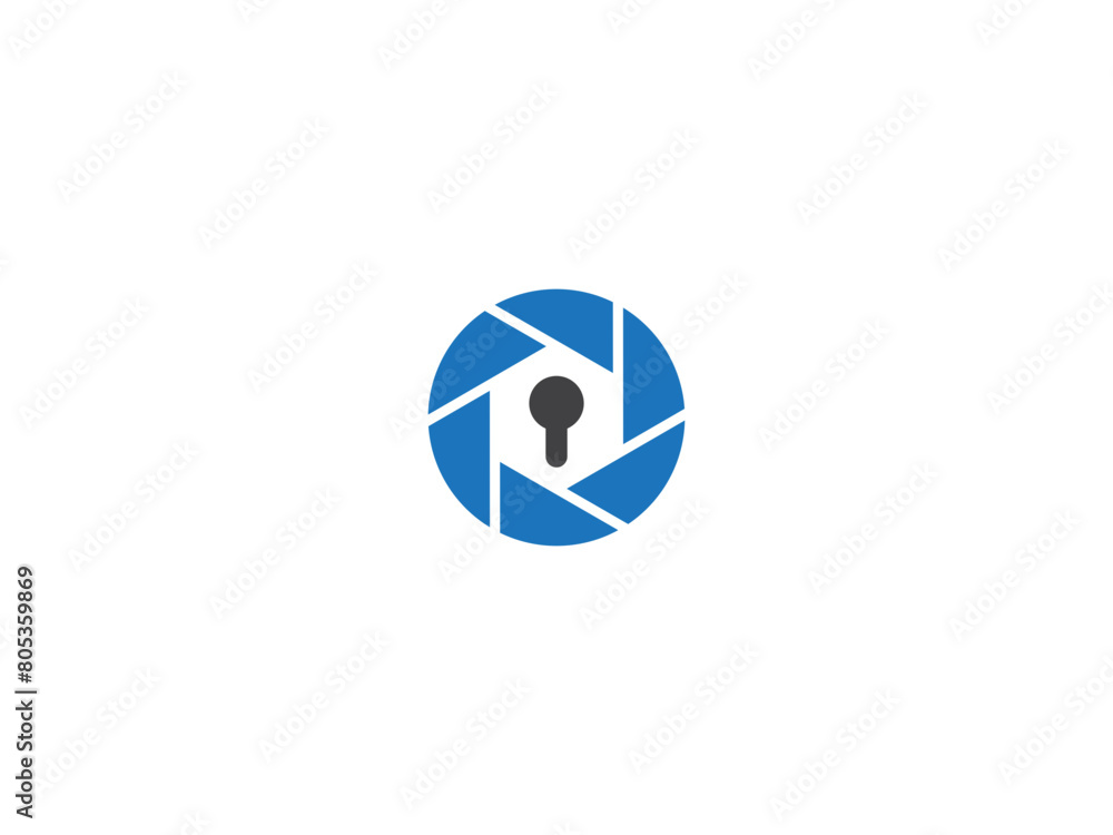 security camera logo. camera app logo. film camera logo. movie camera ...