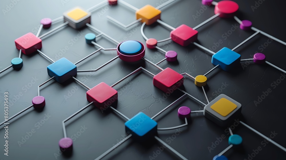 Clean design of a flowchart organizing a schools annual event planning ...