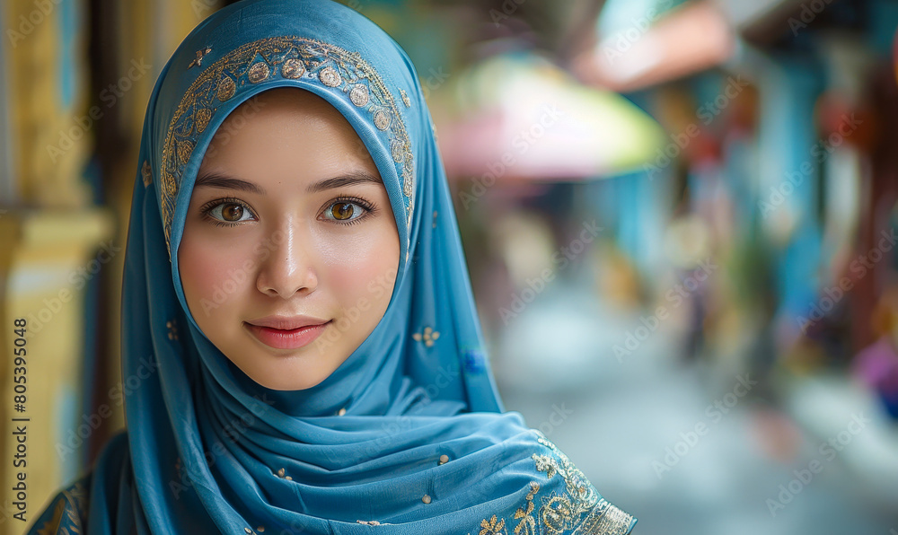 Foto de Smiling Young Malay Hijabi Woman, Big Eyes, Facebook Profile ...