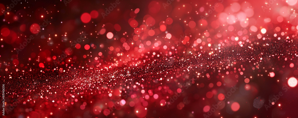 Radiant Ruby Red Sparkle, Rich and Intense Background for Passionate ...