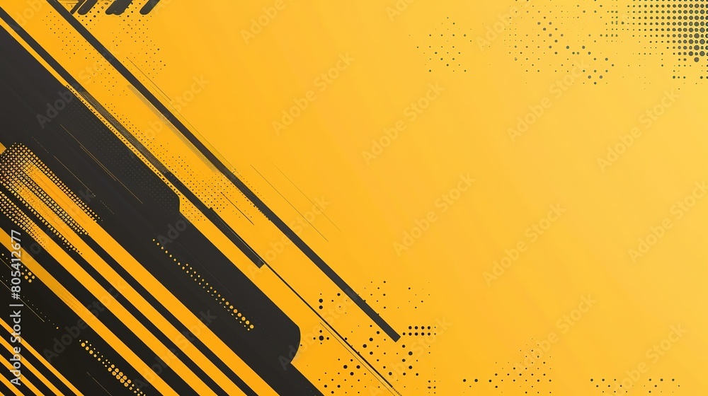 yellow black sporty background, speed motion design with spot strip and ...