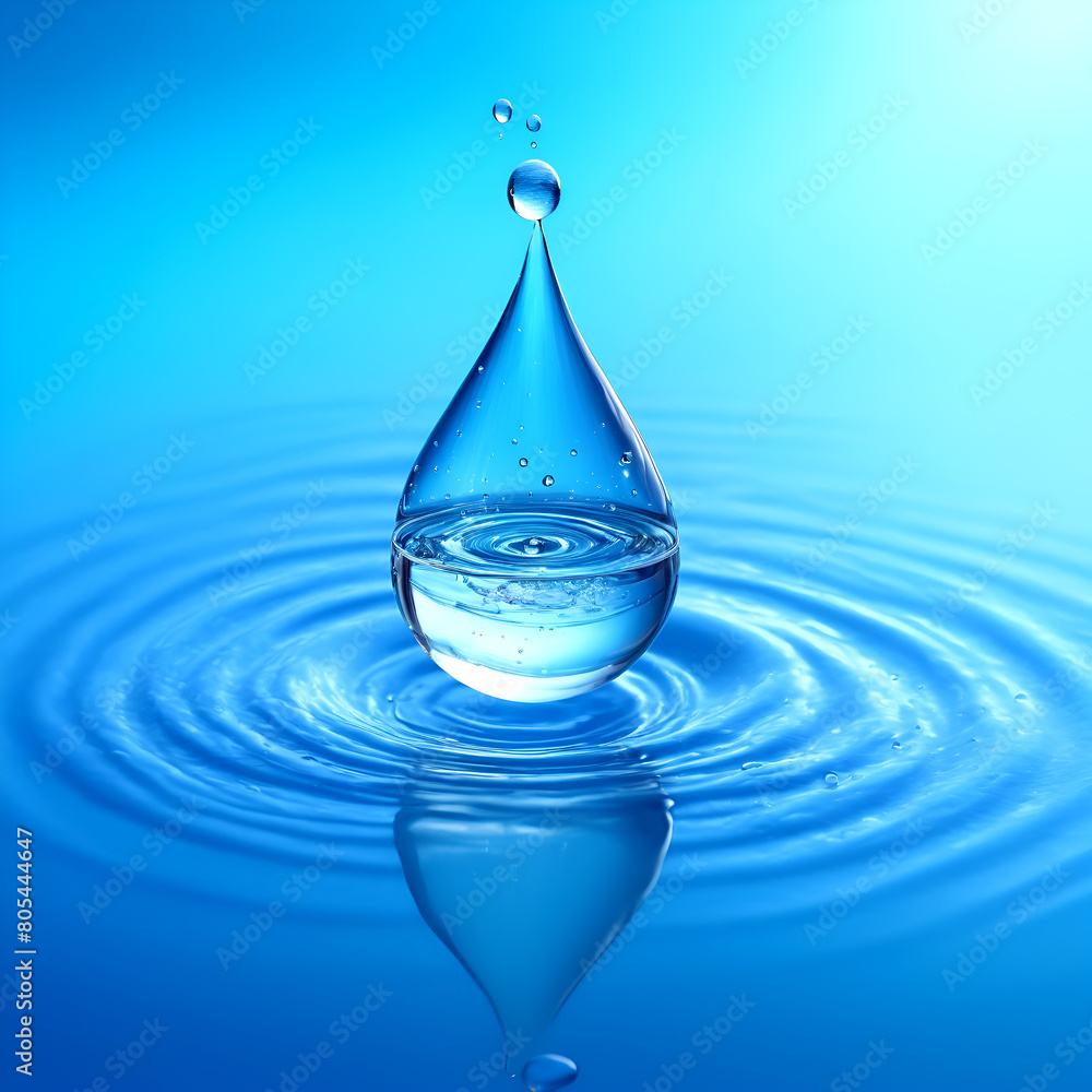 Water drop concept image, concept art, concept image with water drop ...