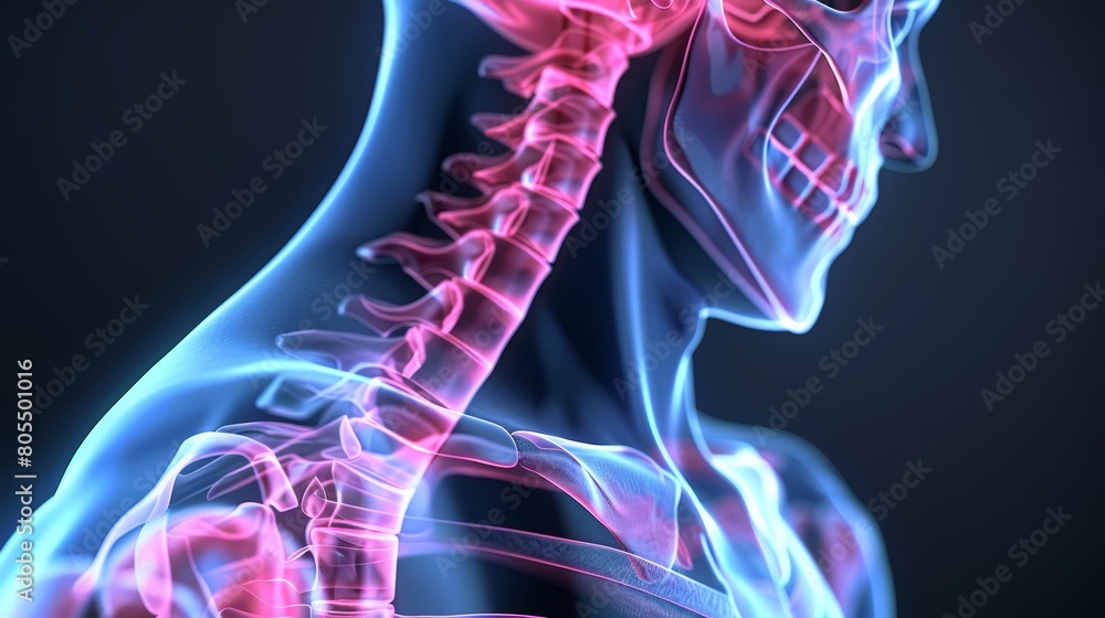 Animated style X-ray showing various stages of shoulder pain ...