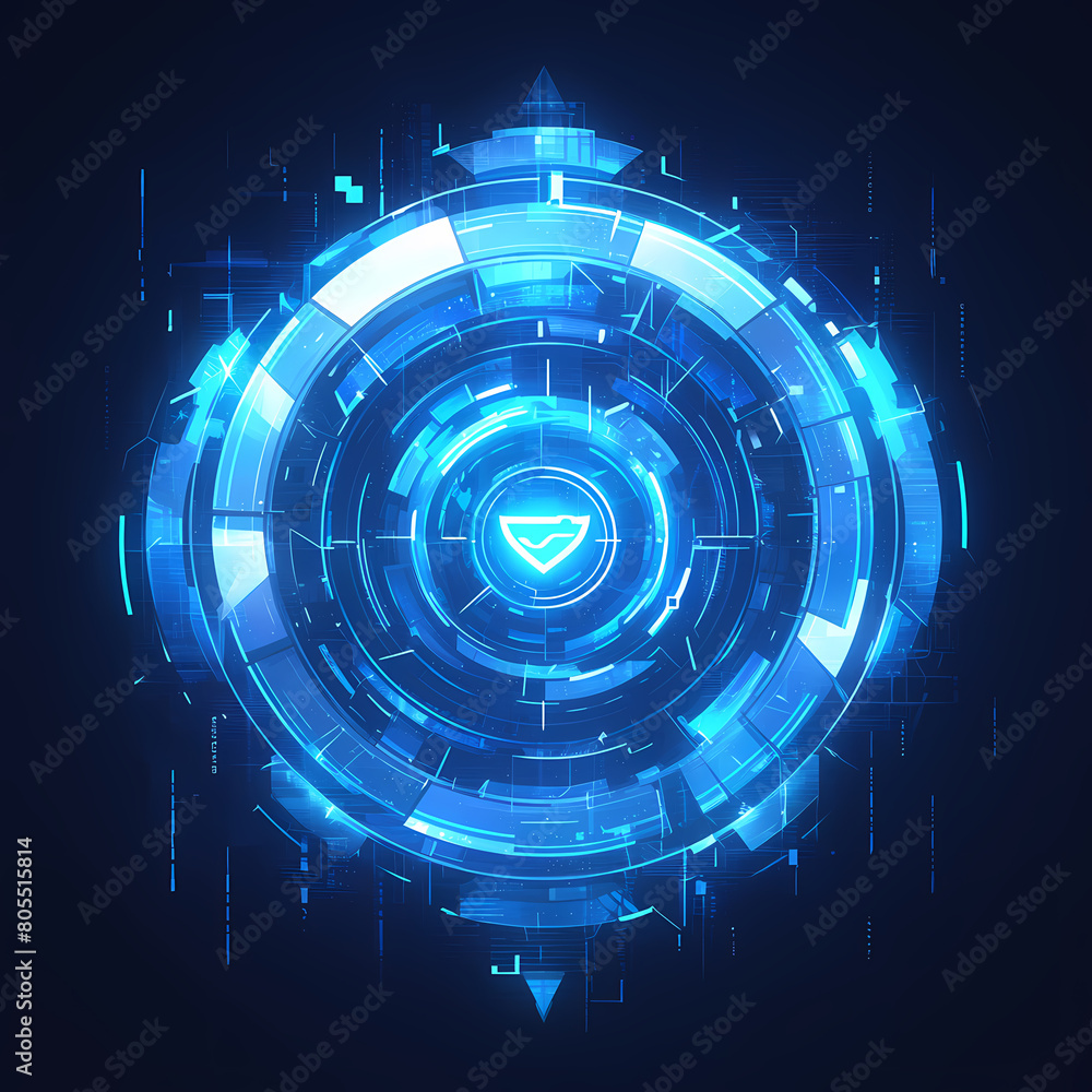 Digital Firewall Repellent Icon: A Resilient Shield of Security in the ...