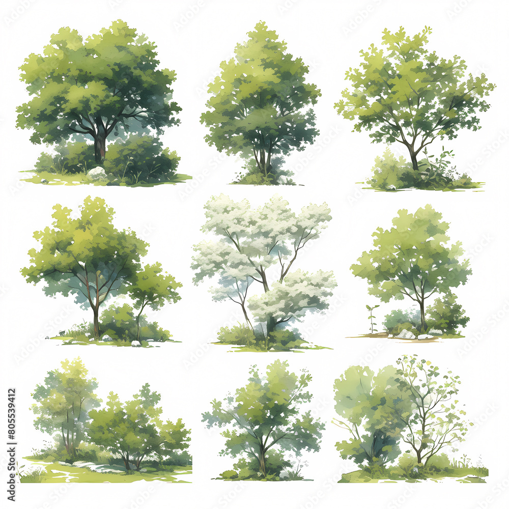 Elevate your landscape projects with our collection of twelve diverse ...