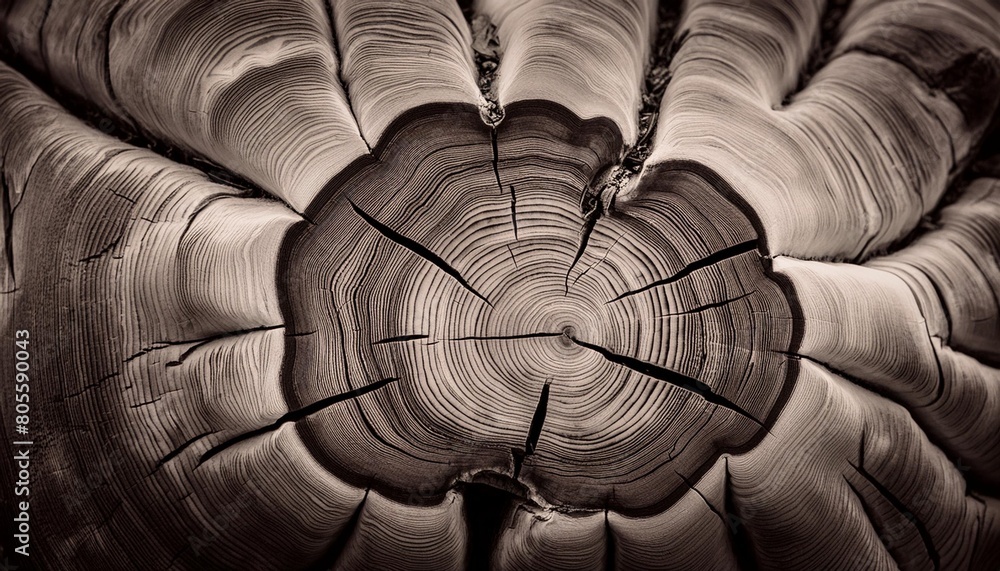 sepia tones cut wood texture detailed black and white texture of a ...