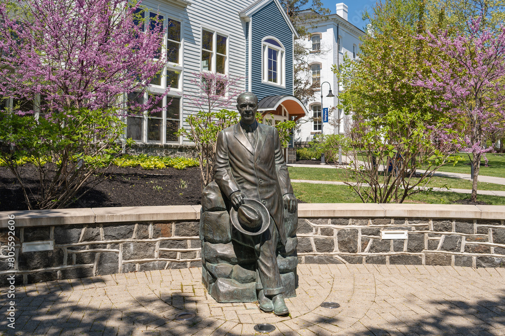Gettysburg, PA - April 23, 2024: "Eisenhower at Gettysburg" by Norman ...
