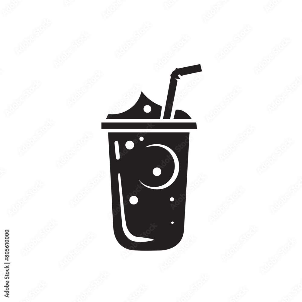 Soft drink in cartoon, doodle style . Image for t-shirt, web, mobile ...