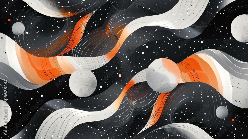 minimalist wallpaper inspired by celestial patterns and cosmic ...