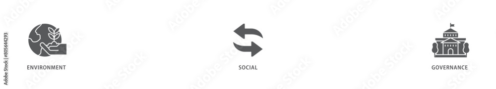 ESG icon packs for your design digital and printing of investment ...