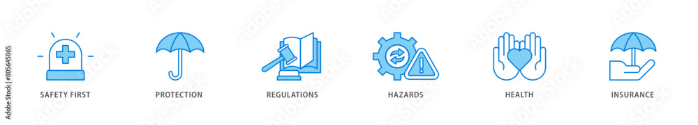 Work safety icon packs for your design digital and printing of safety ...