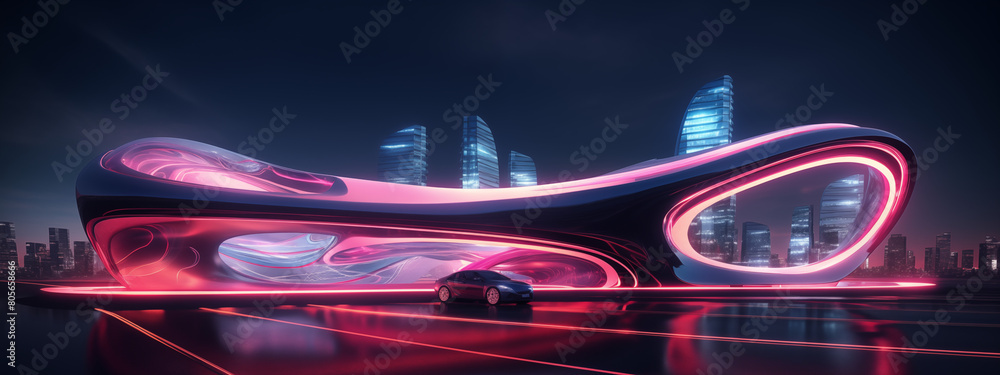 Colorful Amorphous Garage Buildings Define Future Architectural Trends ...