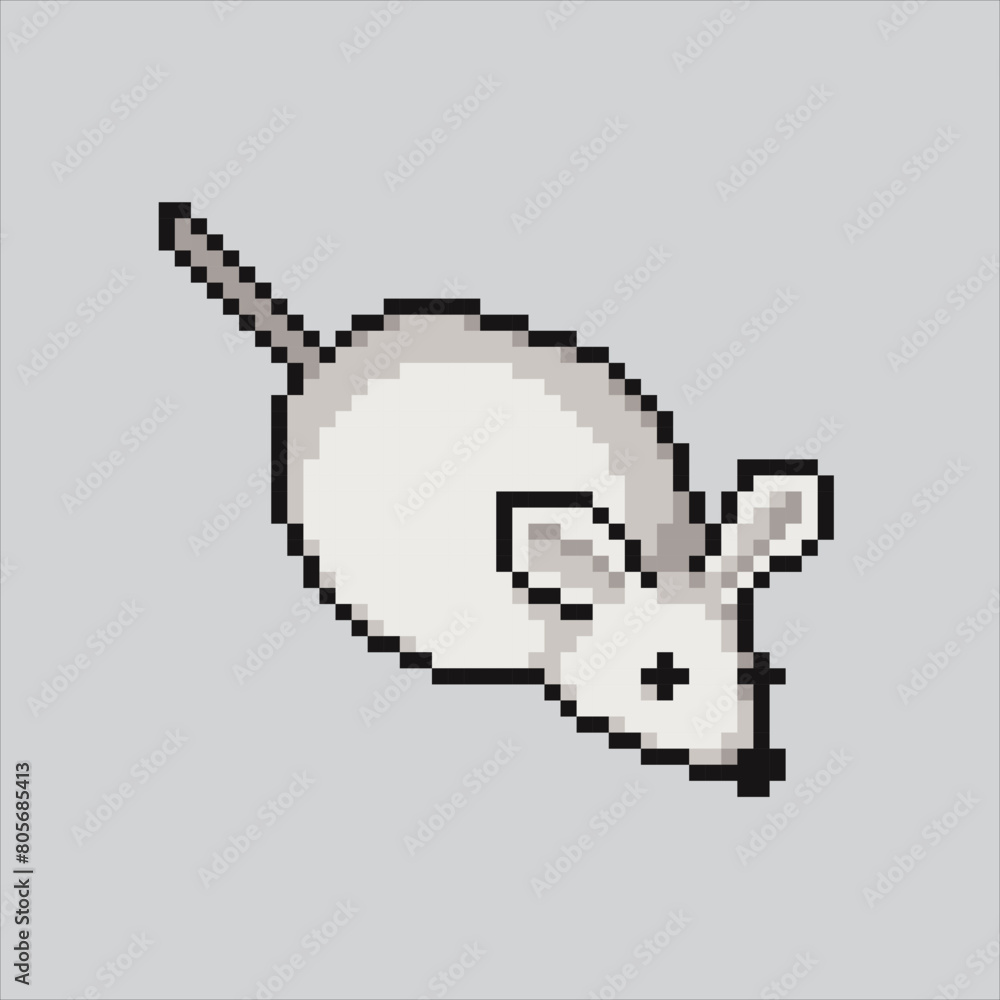 Pixel art illustration Mouse Toy. Pixelated Mice Toy. Mouse Mice Toy ...