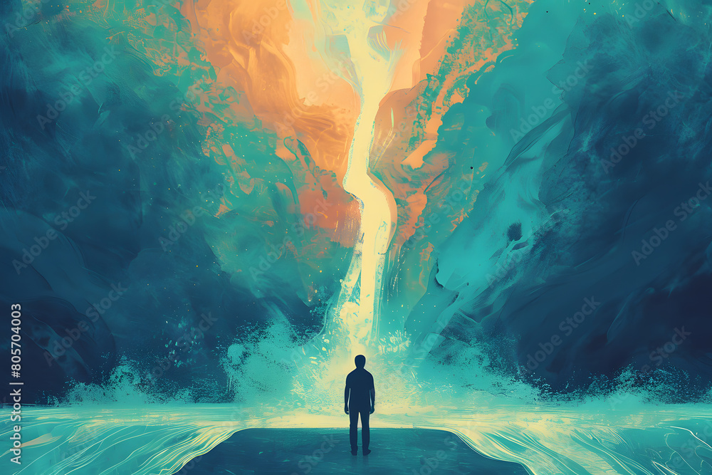 Self-Love Abstract: Embracing Your Authentic Self, Abstract Mental ...