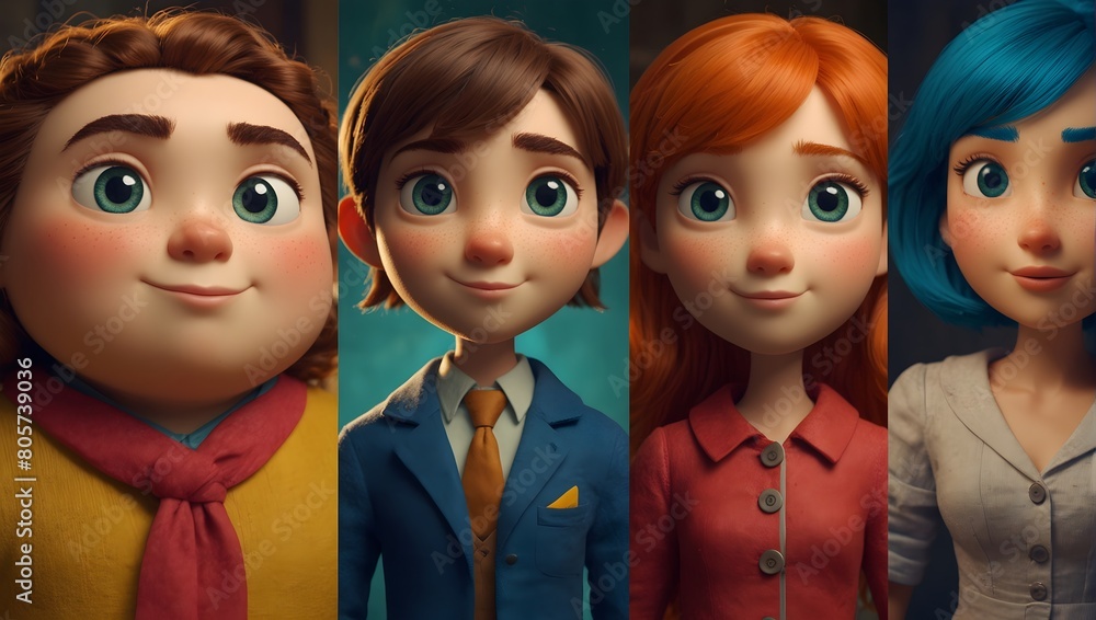 Characters whose personalities shine as bright as their animated hues ...