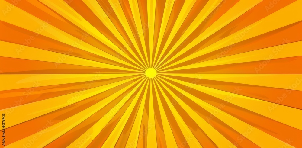 Bright yellow rays background. Sunburst rays texture, bright orange and ...