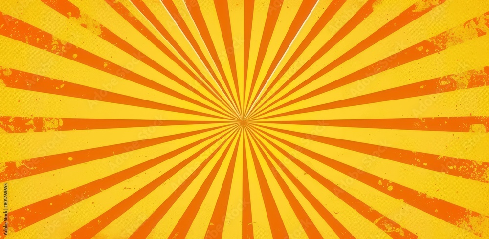 Bright yellow rays background. Sunburst rays texture, bright orange and ...