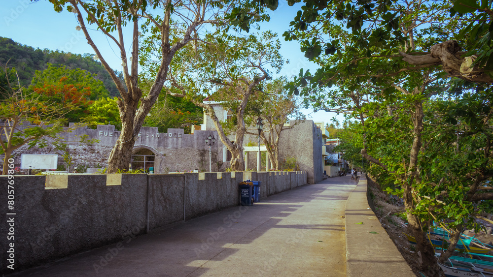 Walking around a small town in an island. Banton, Romblon, Philippines ...