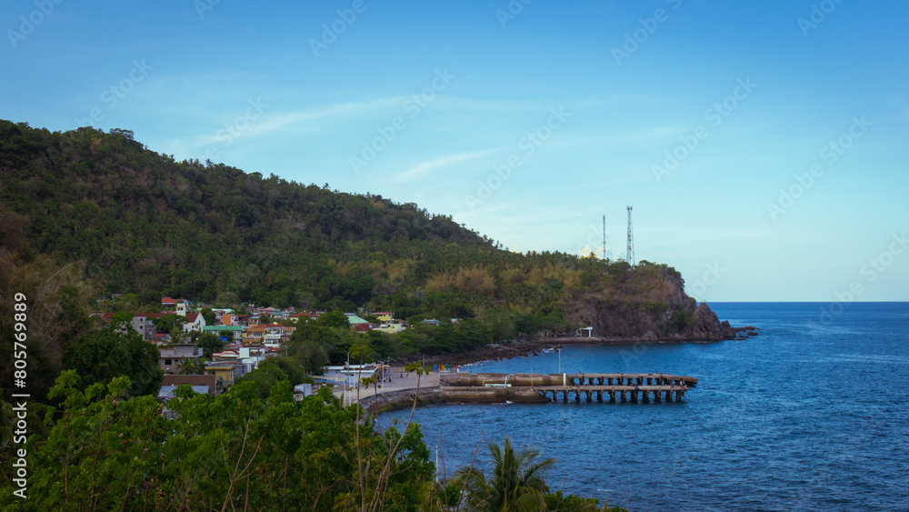 Walking around a small town in an island. Banton, Romblon, Philippines ...