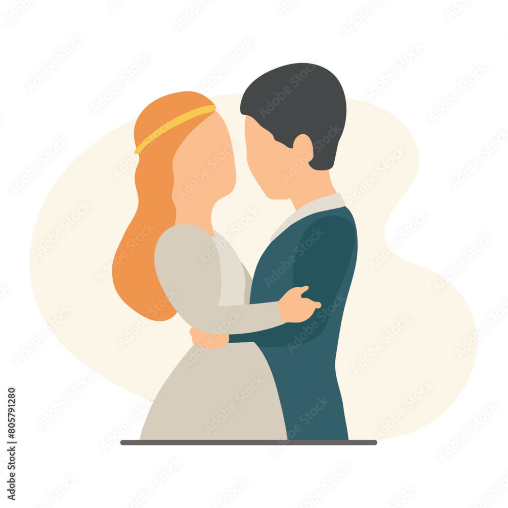 Romeo and Juliet icon clipart avatar logotype isolated vector ...