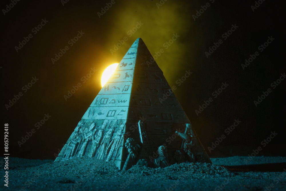 Pyramid of ancient Egypt concept background. Stock Photo | Adobe Stock