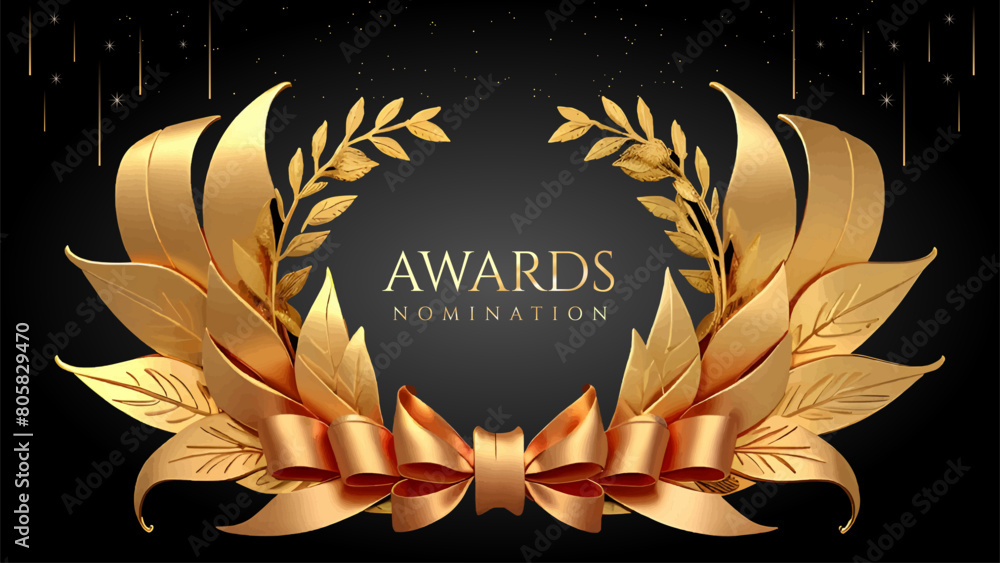 Golden Laurel Wreath Winner Award Nomination. Prestigious Recognition ...