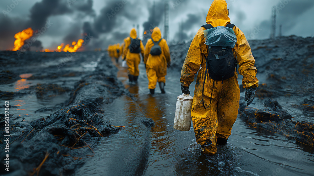 Oil Spill: A devastating oil spill polluting pristine waters and ...