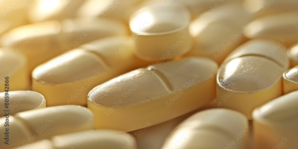 Description Information on white pill capsules used for health and ...