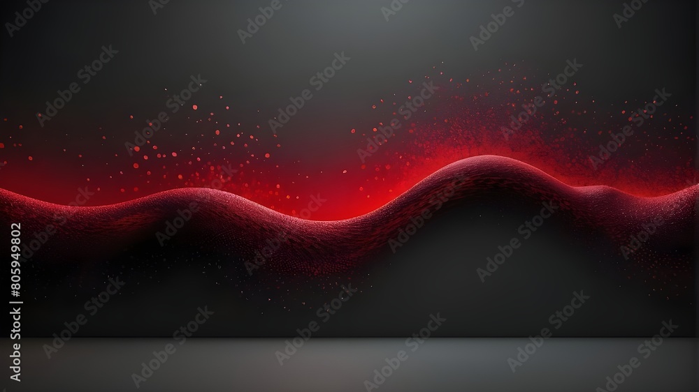 Red Light Waves Vector Design for a Glowing and Flowing Wallpaper ...