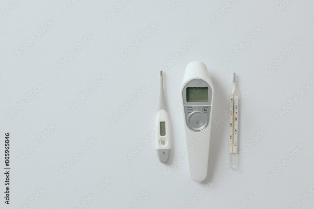 Comparison of mercury thermometer, infrared and electronic thermometer ...