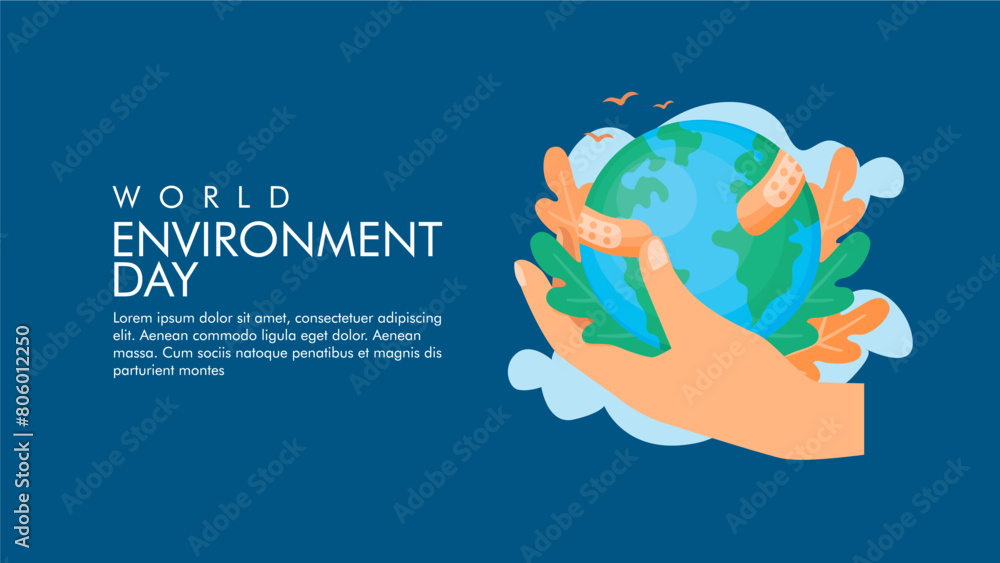 vector world environment day banner template Stock Vector | Adobe Stock