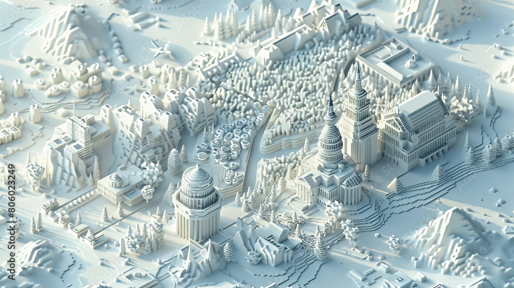 state map of America ,USA Showcase a larger-than-life, pixel art ...