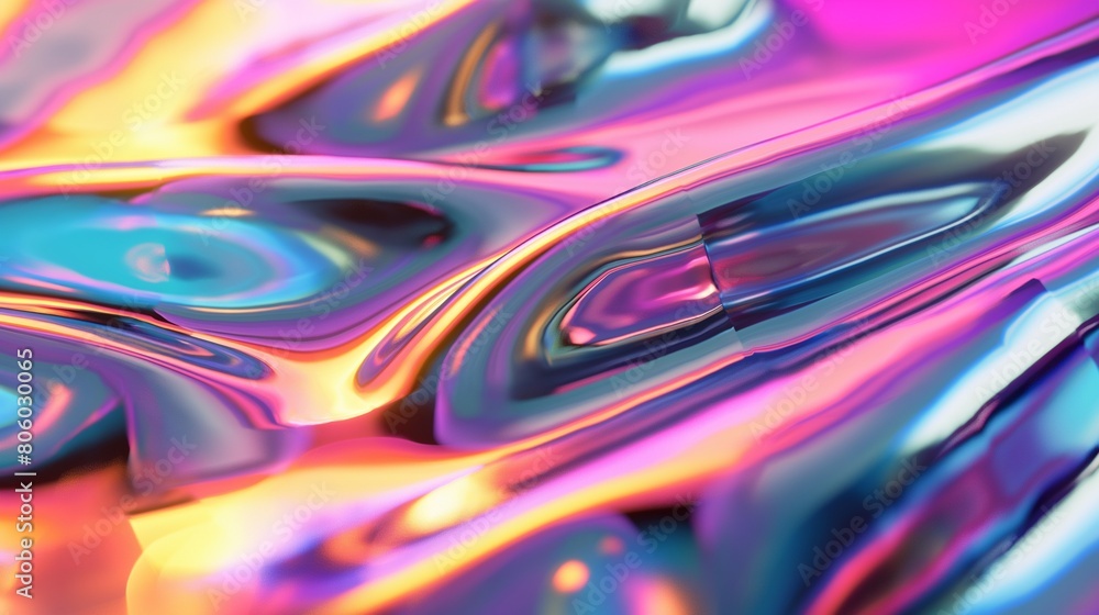 gradient background with circles and waves with abstract space deep ...