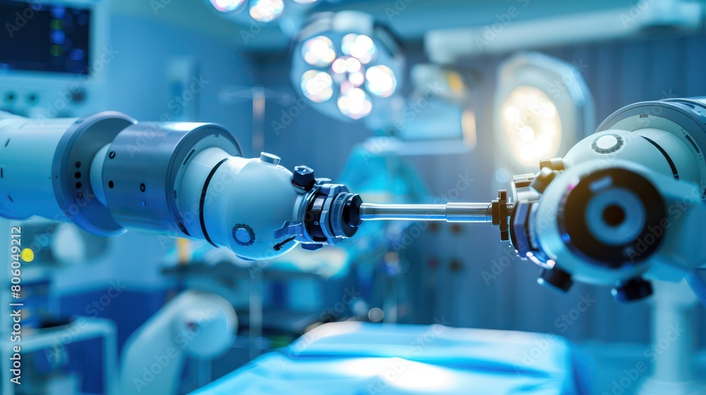 surgical laser robot arms in the operating room, future precision ...