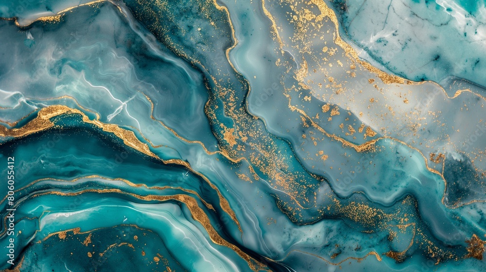 gradient background with circles and waves with abstract space deep ...