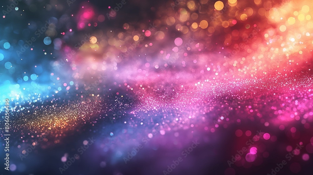 gradient background with circles and waves with abstract space deep ...